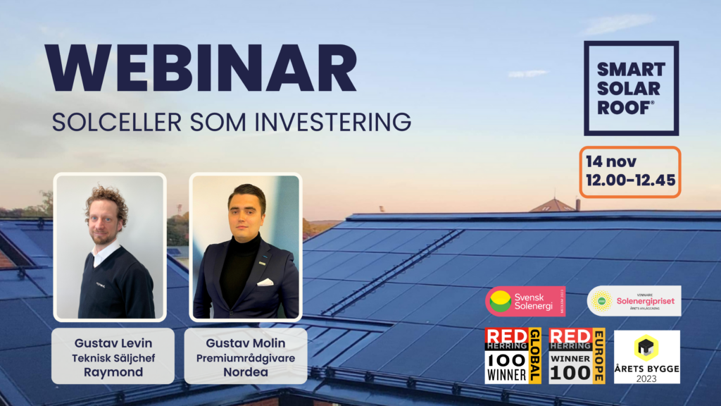 Raymond Academy Webinar: Solceller som investering - Nordea - Raymond